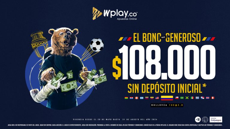 ¿Cómo liberar el bono de $108.000 deportivo de Wplay.co? | Wplay.co